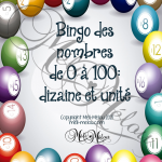 Bingo – Représentation des nombres de 0 à 100 – Méli-Mélou