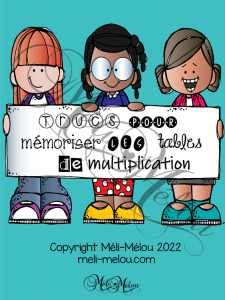 Trucs pour mémoriser les tables de multiplication – Méli-Mélou