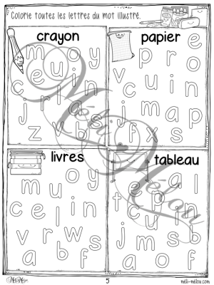 Cahier de la rentrée – Première année – Méli-Mélou