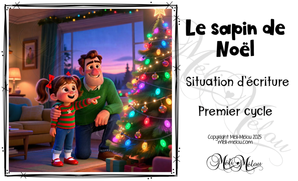 Situation d’écriture – Le sapin de Noël – Méli-Mélou