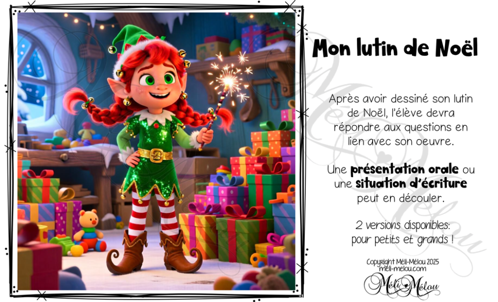 Mon lutin de Noël – Méli-Mélou