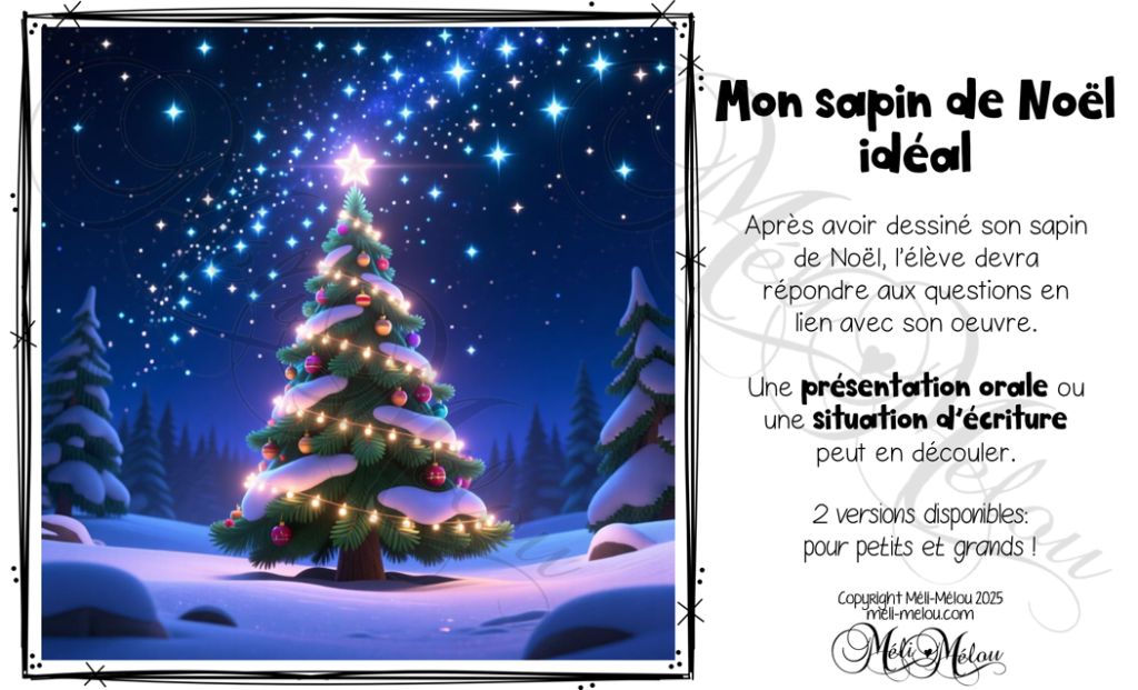 Mon sapin de Noël idéal – Méli-Mélou